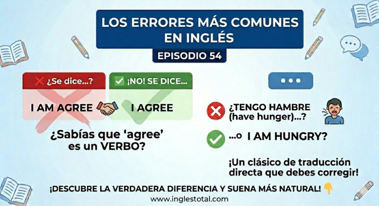 Los 10 errores mas comunes en Ingles de Hispanos